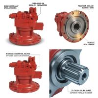 China Hyundai R480LC-9 R520LC-9 Excavator Swing Motor Assembly 38QB-11100 Slewing Motor for sale