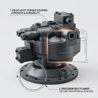 China Kobelco SK235 SK160 Excavator Swing Drive Assembly YN32W00004F2 YN32W00001F1 Rotary Gearbox Reducer for sale