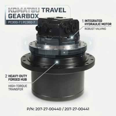 China PC300-7 PC360-7 Final Drive Travel Gearbox Motor 207-27-00440 207-27-00441 for Komatsu Excavator for sale