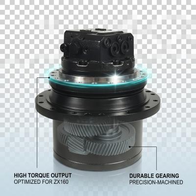 China ZX160 Final Drive Travel Gearbox Hydraulic Motor 4466663 for Hitachi Excavator Parts for sale