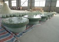 China FRP manhole DN400/500/600 completed with blind flange for sale