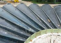 China FRP Cover and Lid Hand Lay Up Modular Lightweight Corrosion Resistant for Large Tanks for sale