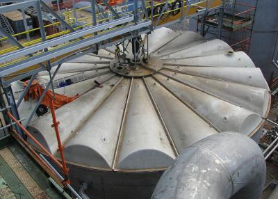 China FRP Cover and Lid Hand Lay Up Modular Lightweight Corrosion Resistant for Large Tanks for sale
