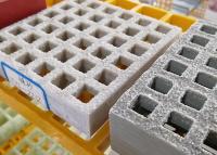 China FRP Grating with Grit Anti Slip Surface 38mm Thickness Corrosion Resistant Fiberglass Grating for sale
