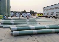 China FRP Pipe Fittings Fiberglass 6m 12m Corrosion Resistant Lightweight for sale