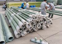 China FRP Pipe Fittings Fiberglass 6m 12m Corrosion Resistant Lightweight for sale