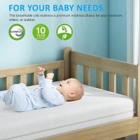 China Baby Double Sided Hypoallergenic Crib Mattress Pressure Foam Washable for sale