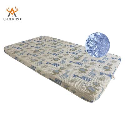 China Non Slip Bottom Polymer Fibers POE Mattress With 3D Mesh Cover for sale
