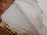 China Hypoallergenic Removable Crib Mattress White Color Medium Firmness for sale