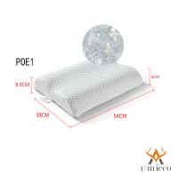 China Washable High Polymer POE Wave Shaped Pillow with 3D Mesh Cover for sale