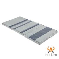 China Twin Folding Bed Airfiber Mattress Pad Camping Mattress Guest Beds for sale