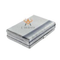 China Lightweight Airfiber Portable Trifold Mattress Easy To Storage for sale