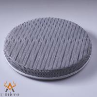 China Grey POE Washable Seat Cushion With Cover Polyethylene Fiber Core for sale