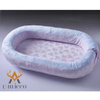 China Anti-Bacterial Baby Washable Crib Mattress Color Blue And Pink for sale