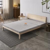 China 8 Inch Hybrid Medium Firm Feel POE Mattress White Twin Mattress for sale
