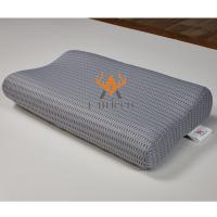China Anti-bacterial POE Pillow Wave Shape Pillow with 3D Mesh Cover for sale