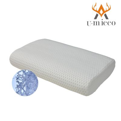 China Breathable U-micco POE Adult Pillow Bed Pillow With 3D Mesh Cover for sale