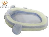 China Co-Sleeping Baby Crib Nest Breathable Fiberfill Portable Adjustable for sale