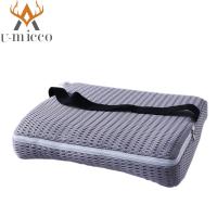 China Density Foam Black Waist Cushion for Comfortable Home Sitting for sale