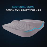 China Adjustable Straps Car Seat Support Cushion with Lumbar Support and Polyethylene Fiber Filling for sale