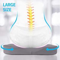 China Adjustable Straps Car Seat Support Cushion with Lumbar Support and Polyethylene Fiber Filling for sale