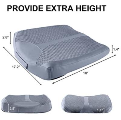 China Pure Airfiber Foam Car Seat Support Cushion With Breathable 3D Mesh for sale