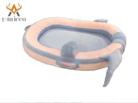 China Co-Sleeping Portable Travelling Breathable Soft POE Crib Nest Baby Lounger for sale