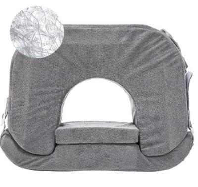 China Adjustable U Shaped Breastfeeding Support Pillow Polyester Filling Washable and Anti Bacterial for sale