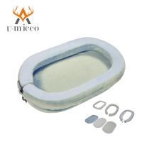China U-Micco Fiber Washable Breathable Crib Mattress Co-Sleeper for sale
