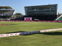China P10 Outdoor Stage LED Display Screen 960x960mm Football Stadium Perimeter Panel for sale