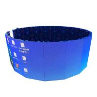 China Outdoor LED Digital Display Flexible 500x500mm Die Casting Aluminum Cabinet for sale