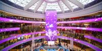 China Shopping Center Transparent Glass Fixed Installation LED Display New Design for sale