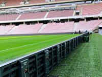 China Outdoor P5 P6.67 P8 P10 LED Display Cabinet 960x960mm for Stadium Perimeter for sale