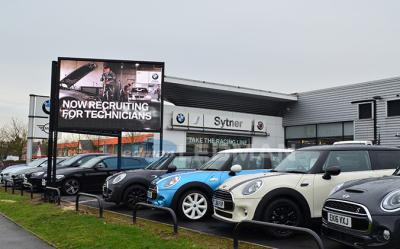 China P6 P8 P10 LED Display Screen Digital Signage Billboard for Building Exterior Advertising for sale