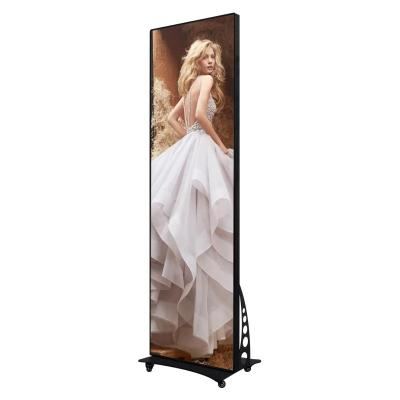 China Outdoor Full Color LED Display Screen P2 P2.5 P3 P4 Floor Standing Commercial Signage for sale