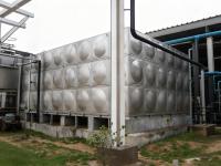 China Square Stainless Steel Water Tank SS304  SS316L Metal Water Storage Tanks for sale