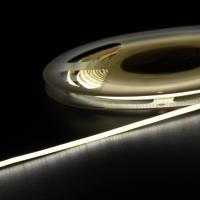 China COB LED Strip Light 528 LEDs/m 3mm High Density Flexible RA90 Warm Nature White Linear Dimmable for ceiling led tape for sale