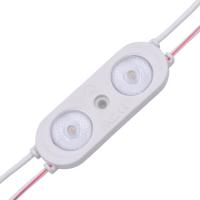 China 24v led modules for light advertising and backlighting module 2 lens  ip67 waterproof 0.96W for sale