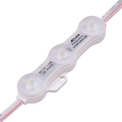 China 50pcs Per String 3 LEDs Modules With LED 2835 SMD 3 LED 160°Beam DC12V for sale