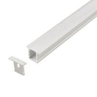 China Recessed LED Strip Profile Aluminum Extrusion Channel SMD 2835 5630 for sale