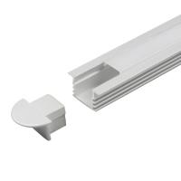 China Recessed LED Strip Profile Aluminum Extrusion Channel SMD 2835 5630 for sale