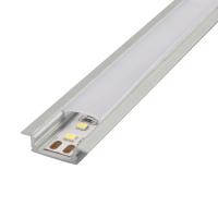 China Recessed LED Strip Profile Aluminum Extrusion Channel SMD 2835 5630 for sale