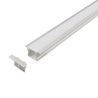 China Recessed LED Strip Profile Aluminum Extrusion Channel SMD 2835 5630 for sale