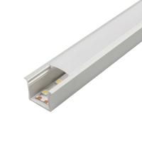 China Recessed LED Strip Profile Aluminum Extrusion Channel SMD 2835 5630 for sale