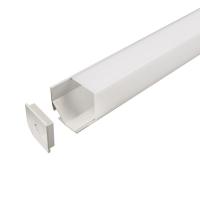 China 6063-T5 Aluminum Alloy Corner LED Channel 45 Degree LED Profile for sale