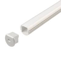 China Round Aluminum LED Strip Profile SMD 3528 3014 for sale
