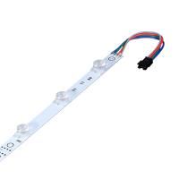 China RGB Edge Lit LED Light Hard Bar Module Strip 12W 24W For Exhibit Trade Show Displays Stands for sale