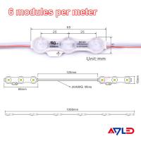 China Samsung LED Module 12V SMD 2835 Injection Waterproof 1.2W IP68 Outdoor For Signage for sale