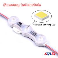 China Samsung LED Module Light Source Injection SMD 2835 3 Lamp Warm White 12V Waterproof IP68 for sale