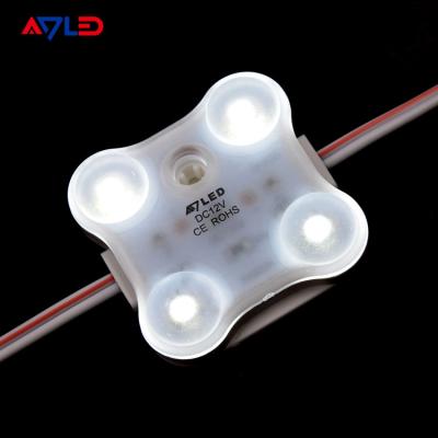 China 4 Light Sign Lens 1.8w SMD 2835 Samsung Injection LED Module IP68 12V for sale